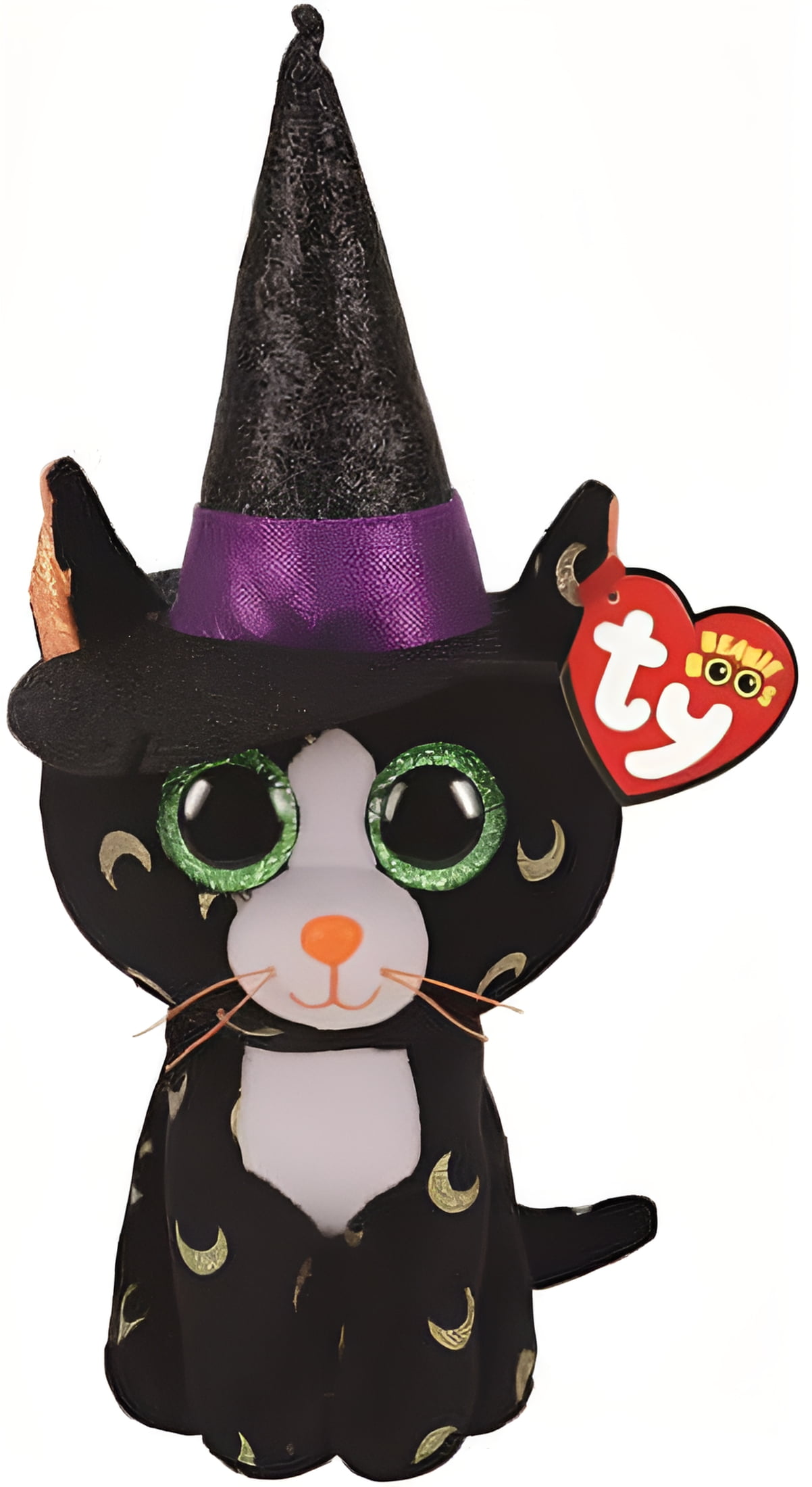 Ty Beanie Boos Pandora The Cat 2021 (Glittery Eyes) Halloween Plush Toy ...