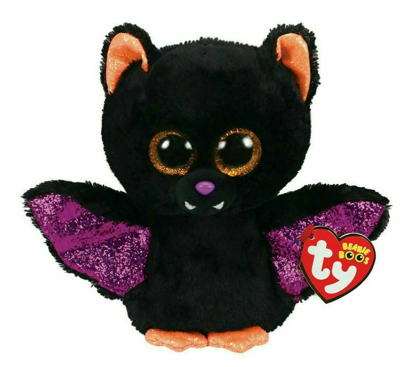 TY Beanie Boos - RAVEN the Halloween Bat (Glitter Eyes)(Regular Size ...