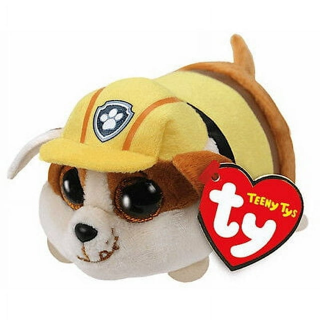 Ty Beanie Boos - RUBBLE Teeny Tys Stackable 4" Plush (Bonus 1 Fun Chops ...