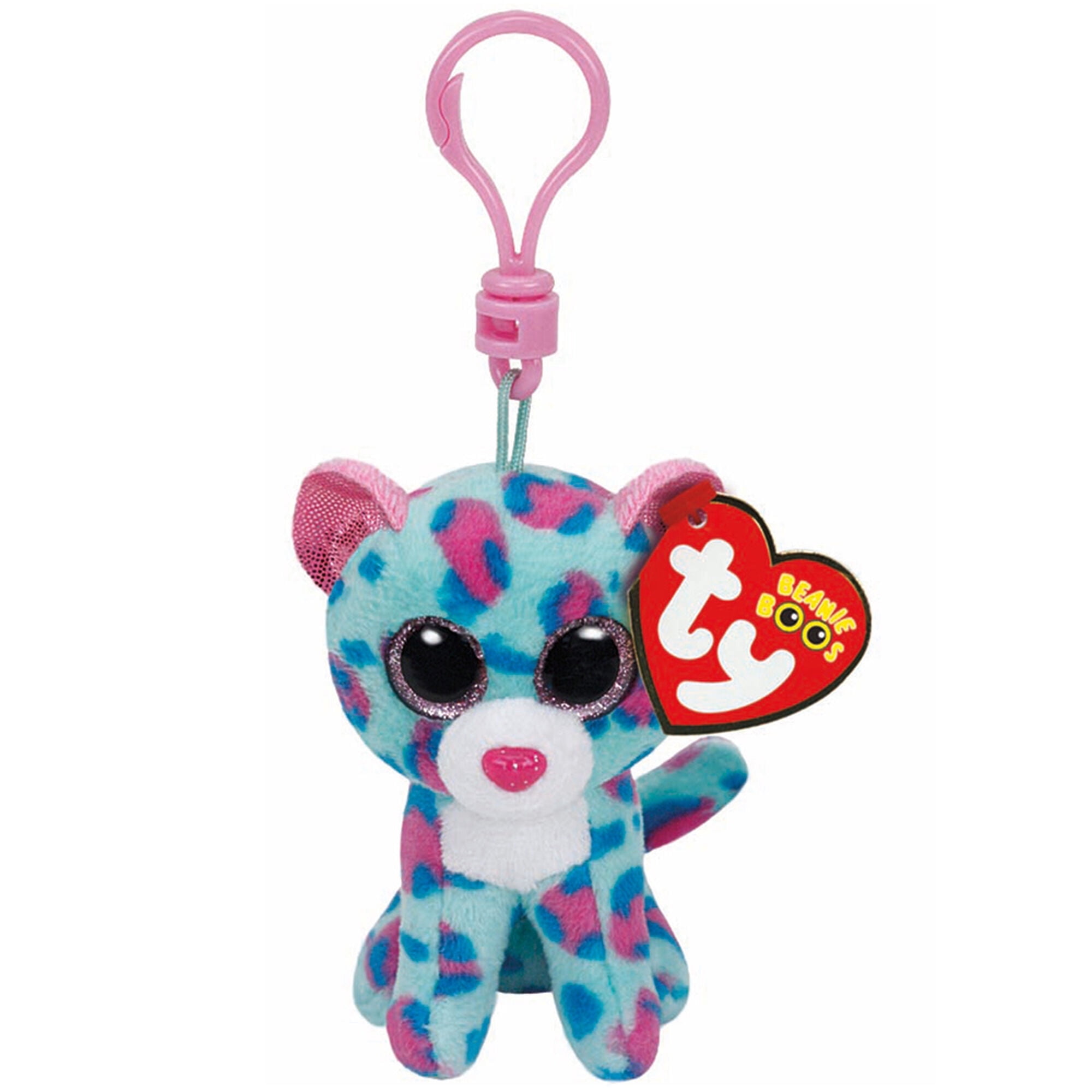 Ty Beanie Boos - SYDNEY the Leopard (Key Clip - 3" Plush) (BONUS ONE ...
