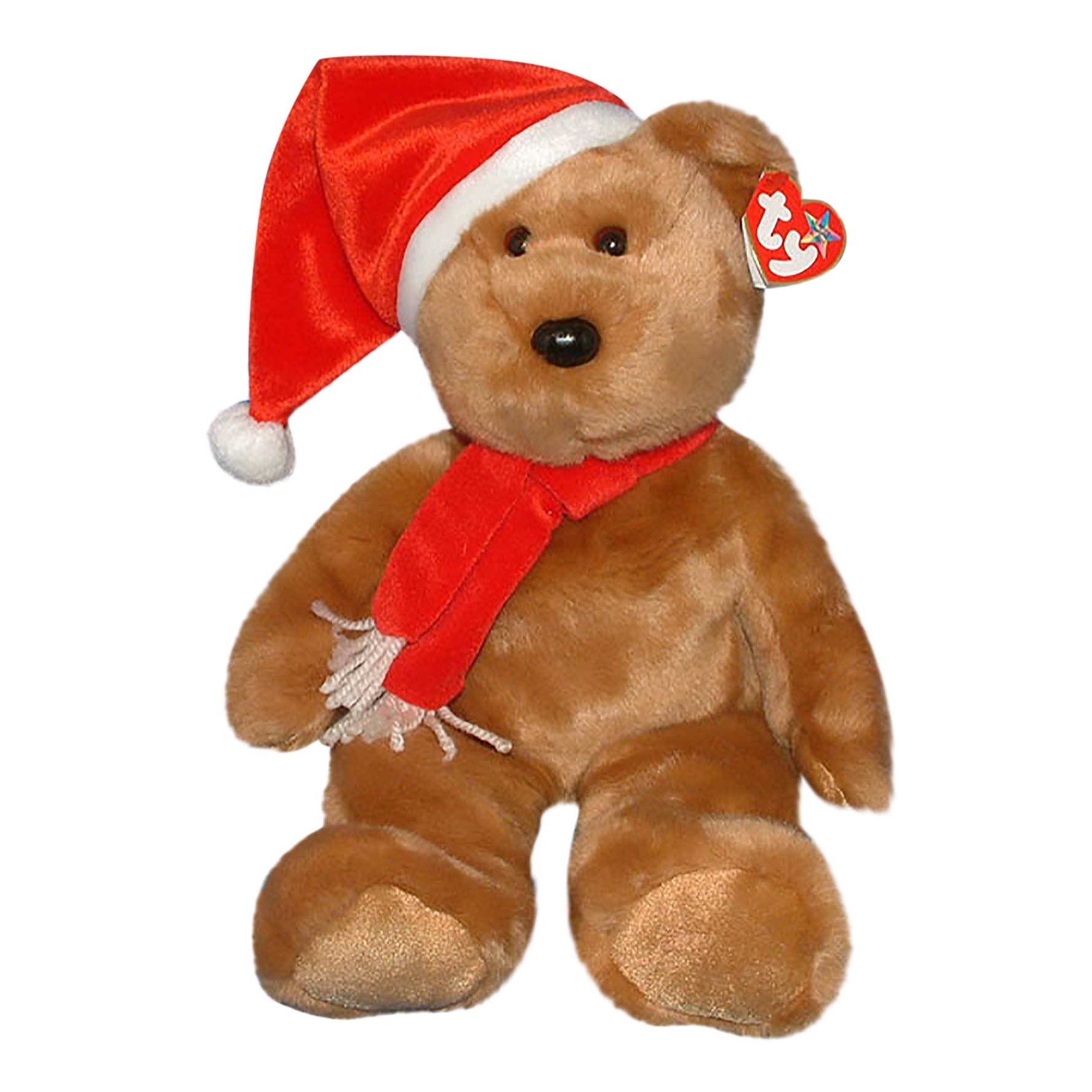 Ty Beanie Buddies 1997 Holiday Teddy Bear Plush - Walmart.com