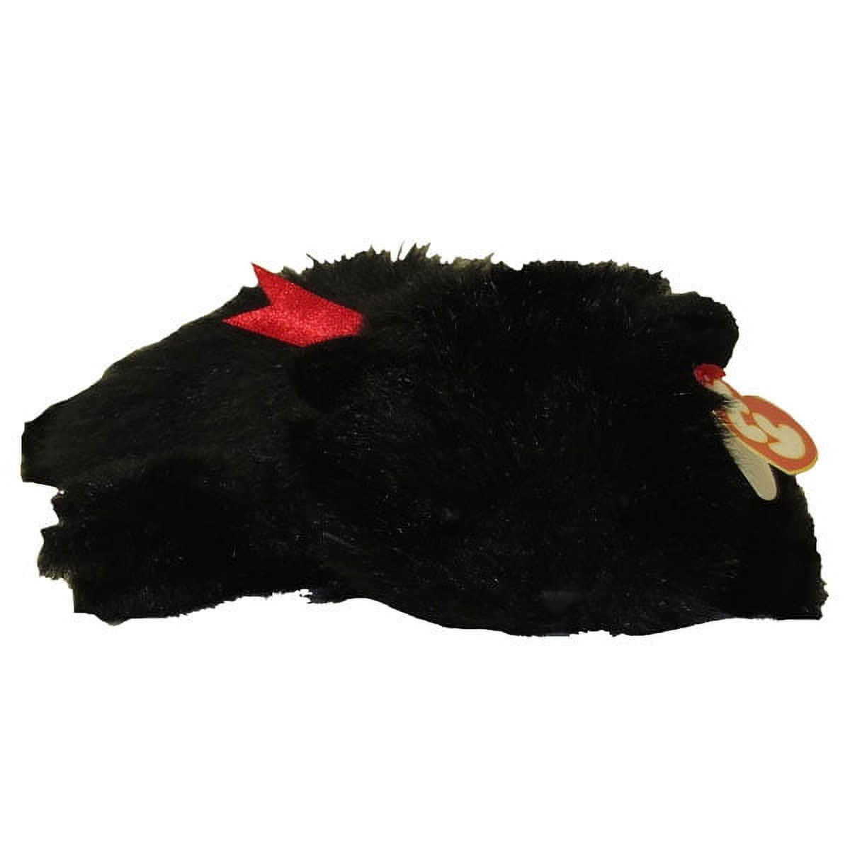 Ty Beanie Buddy - Licorice The Black Cat Red Ribbon Classic Plush 1997 ...