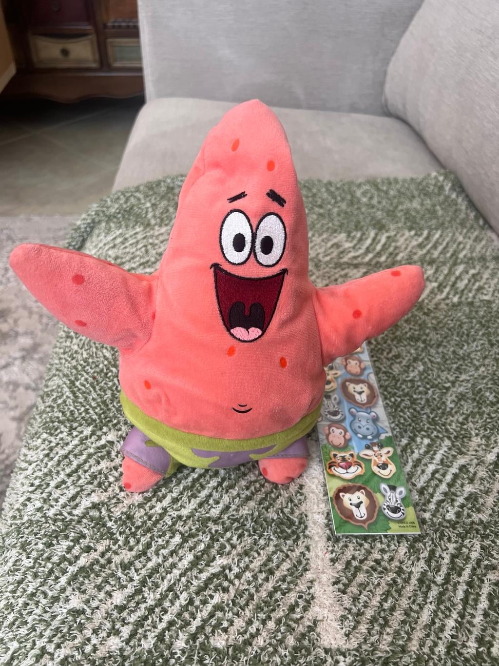 Ty Beanie Buddy Spongebob Squarepants PATRICK STAR 10" Plush New No Ty ...