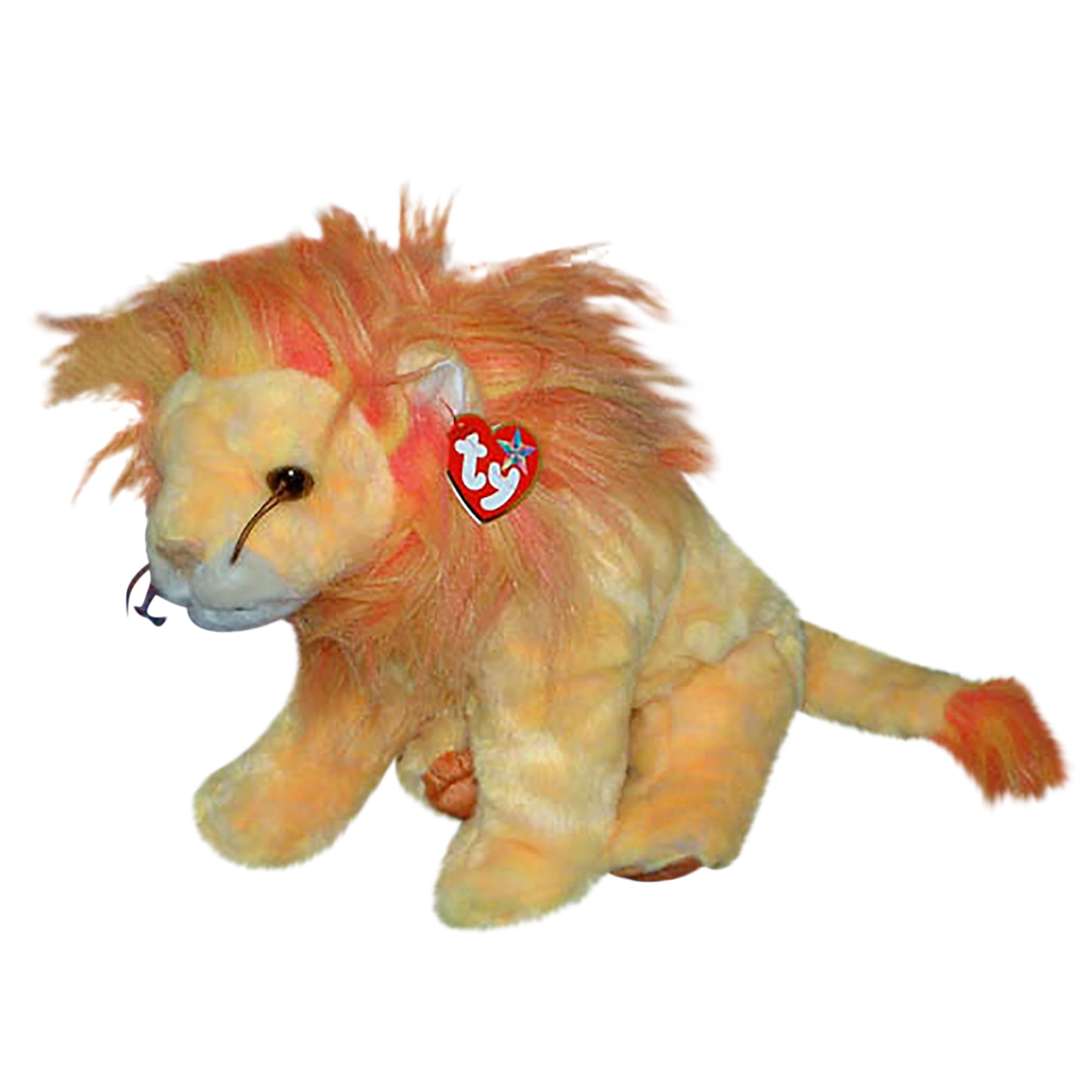 Ty Buddy Bushy the Lion - Plush Stuffed Toy Animal, MWMT's - Walmart.com