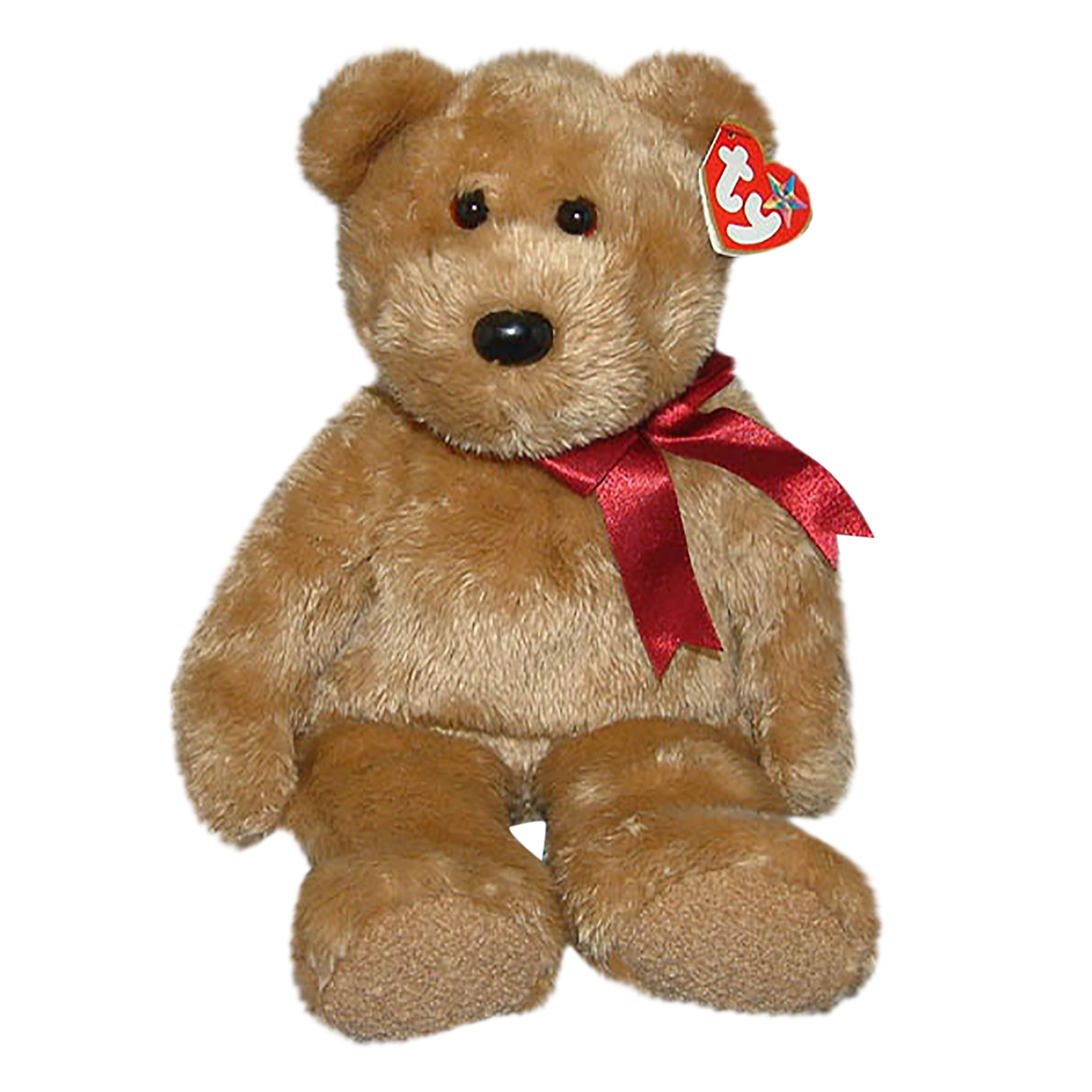 Ty Buddy: Curly the Bear | Stuffed Animal | MWMT's - Walmart.com