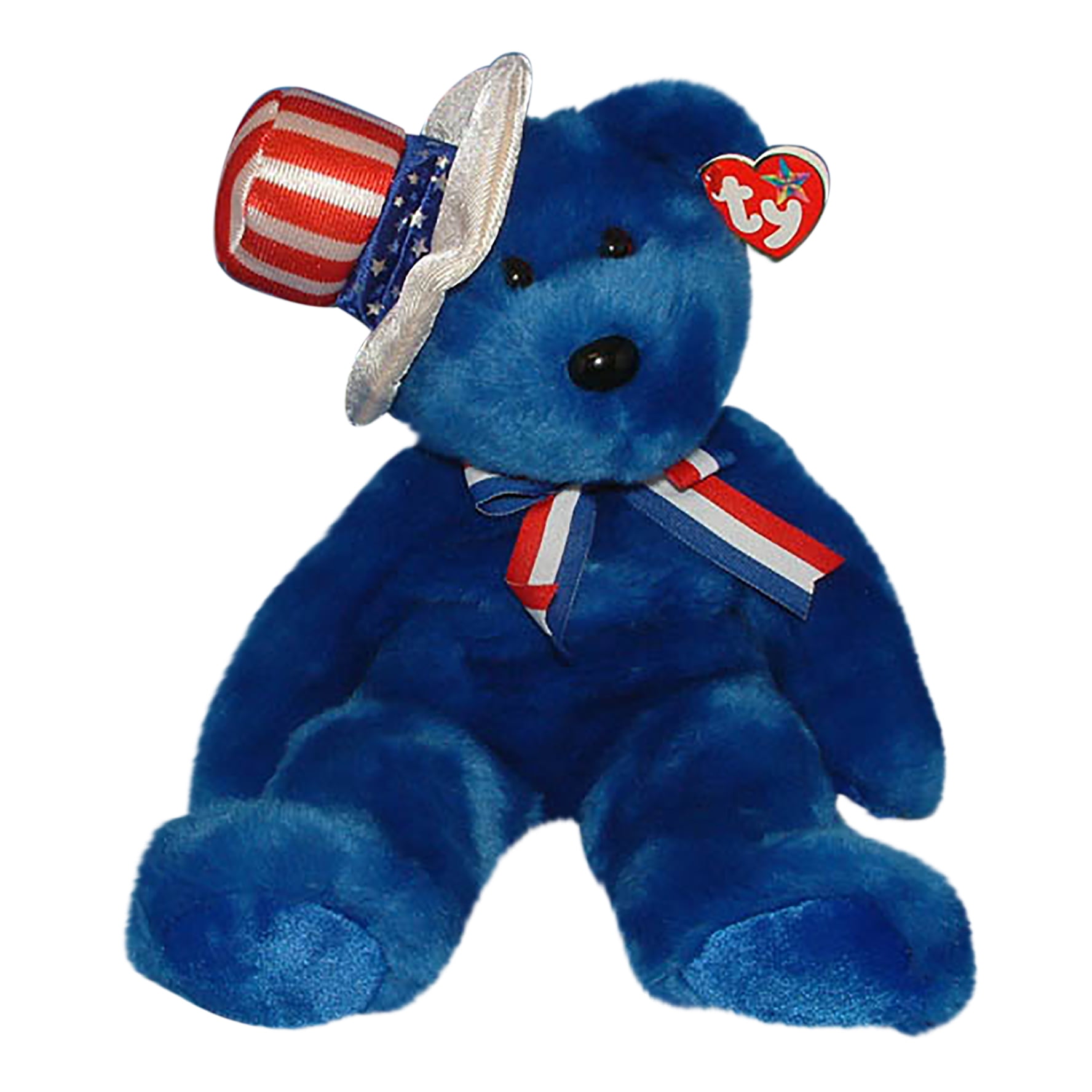 Ty Buddy: Sam the Blue Bear | Stuffed Animal | MWMT's - Walmart.com