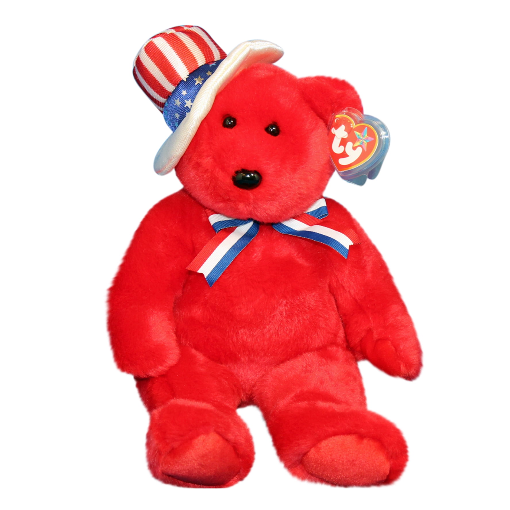 Ty Buddy: Sam the Red Bear | Stuffed Animal | MWMT's - Walmart.com