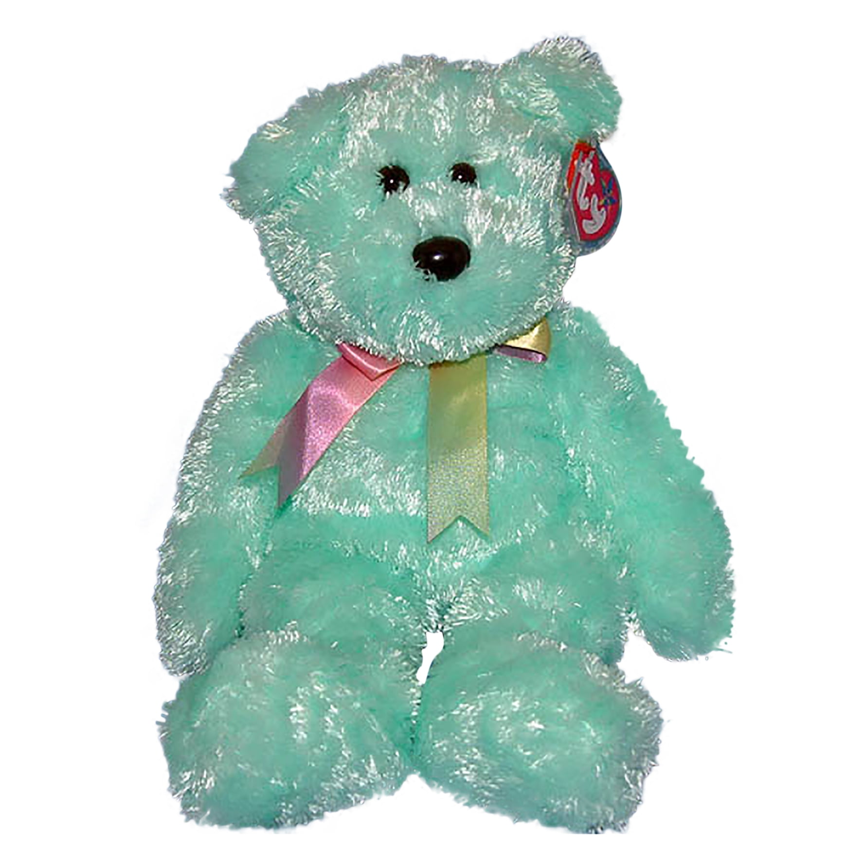Ty Buddy: Sherbet the Green Bear | Stuffed Animal | MWMT's - Walmart.com