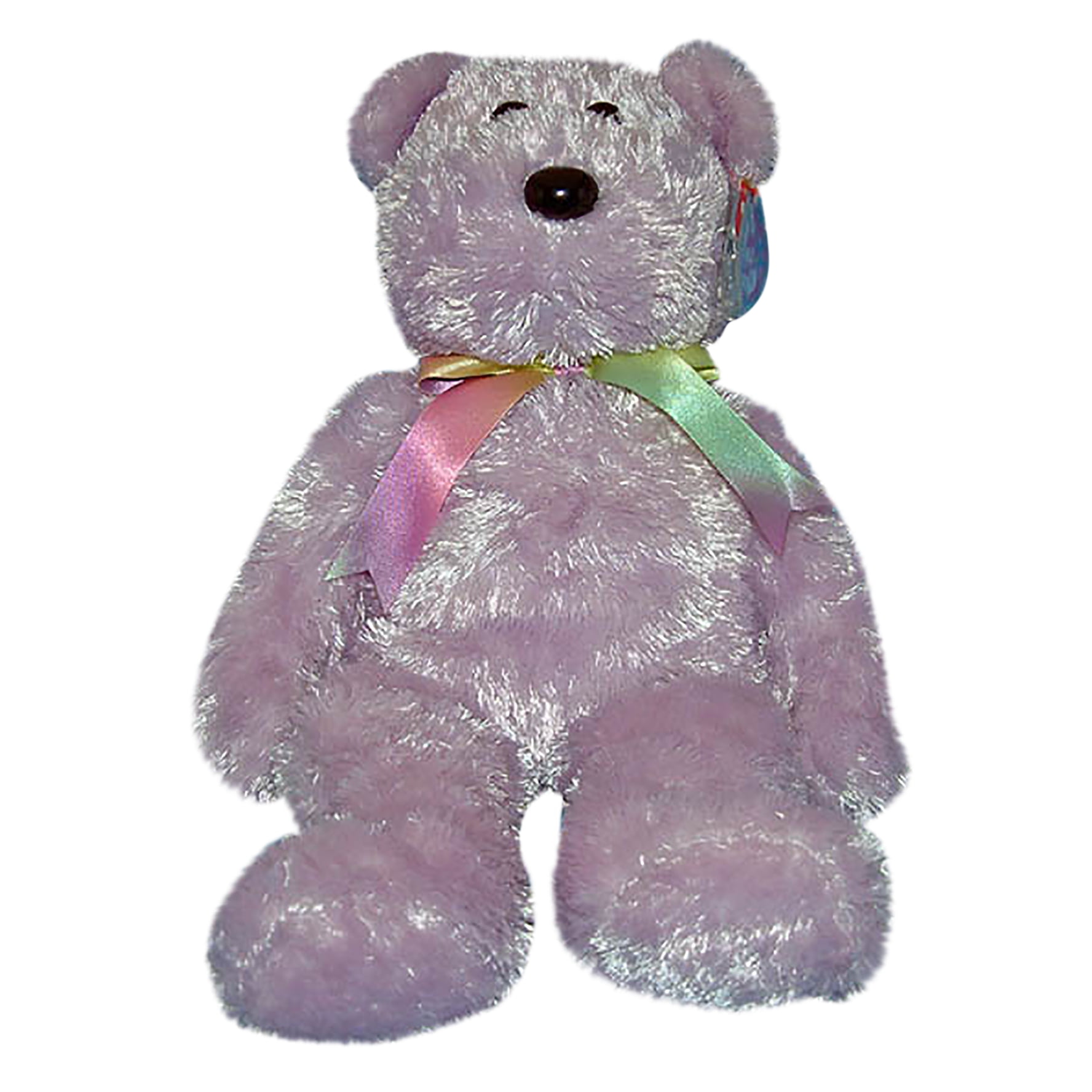 Ty Buddy: Sherbet the Lavender Bear | Stuffed Animal | MWMT's - Walmart.com