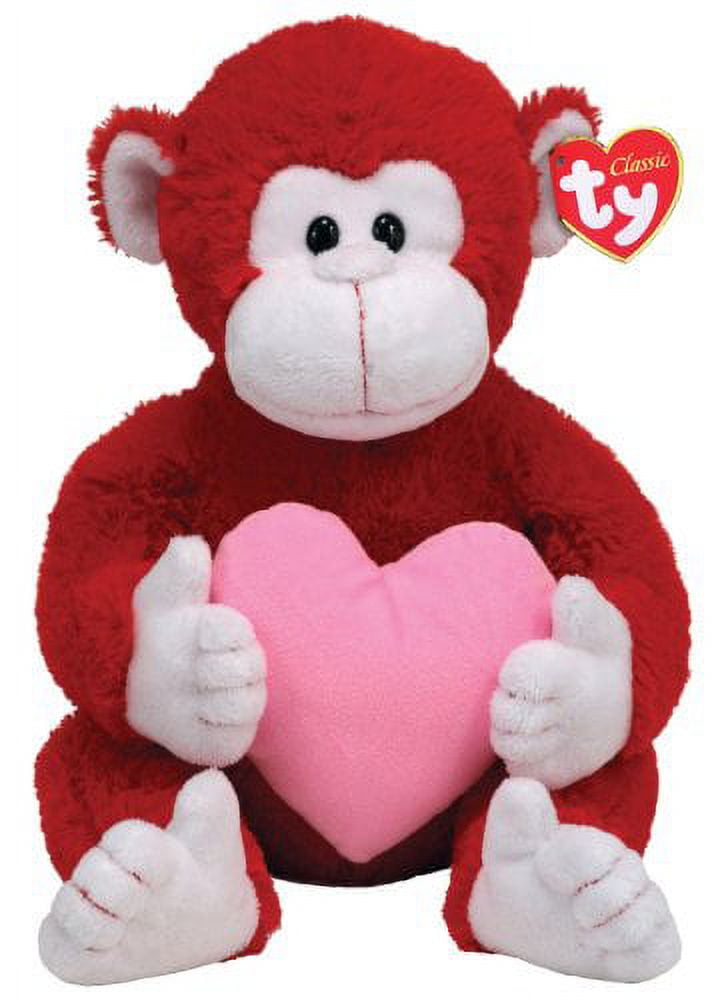 Ty Classic - Dynamite Valentine's Monkey - Walmart.com