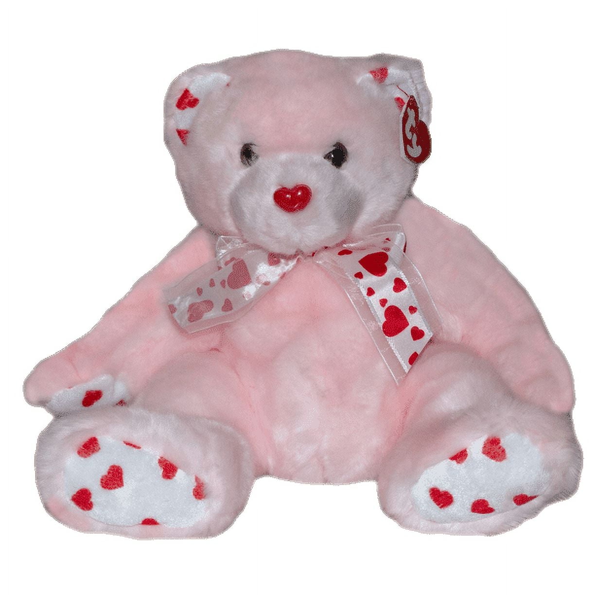 Ty Classics - Blushing the Pink Bear 13" Plush (BONUS ONE RANDOM TY ...