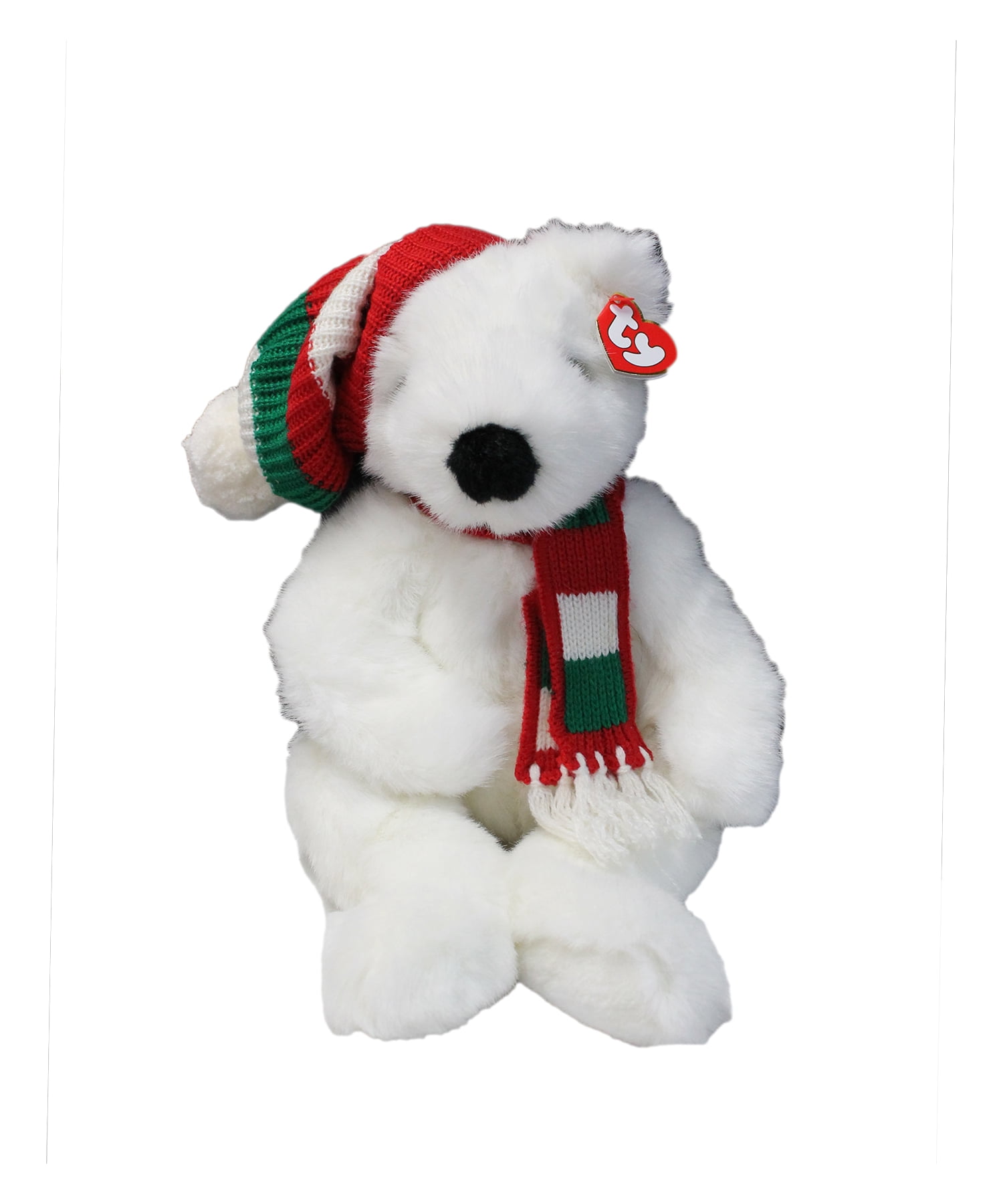 Ty Classics: Holiday the Bear | Stuffed Animal | MWMT - Walmart.com