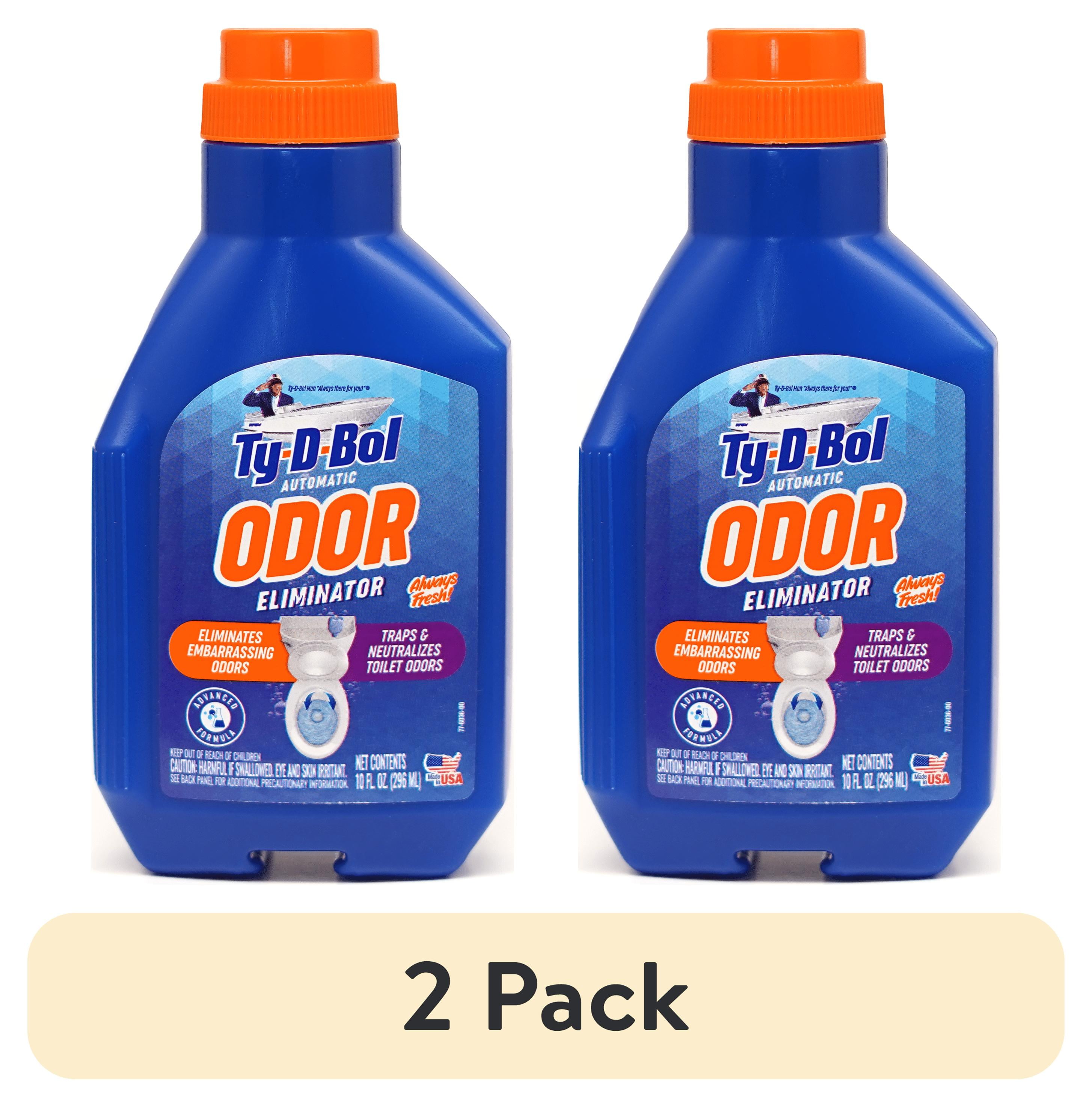 (2 pack) Ty-D-Bol Automatic Odor Eliminator Toilet Bowl Cleaner, 10 fl ...