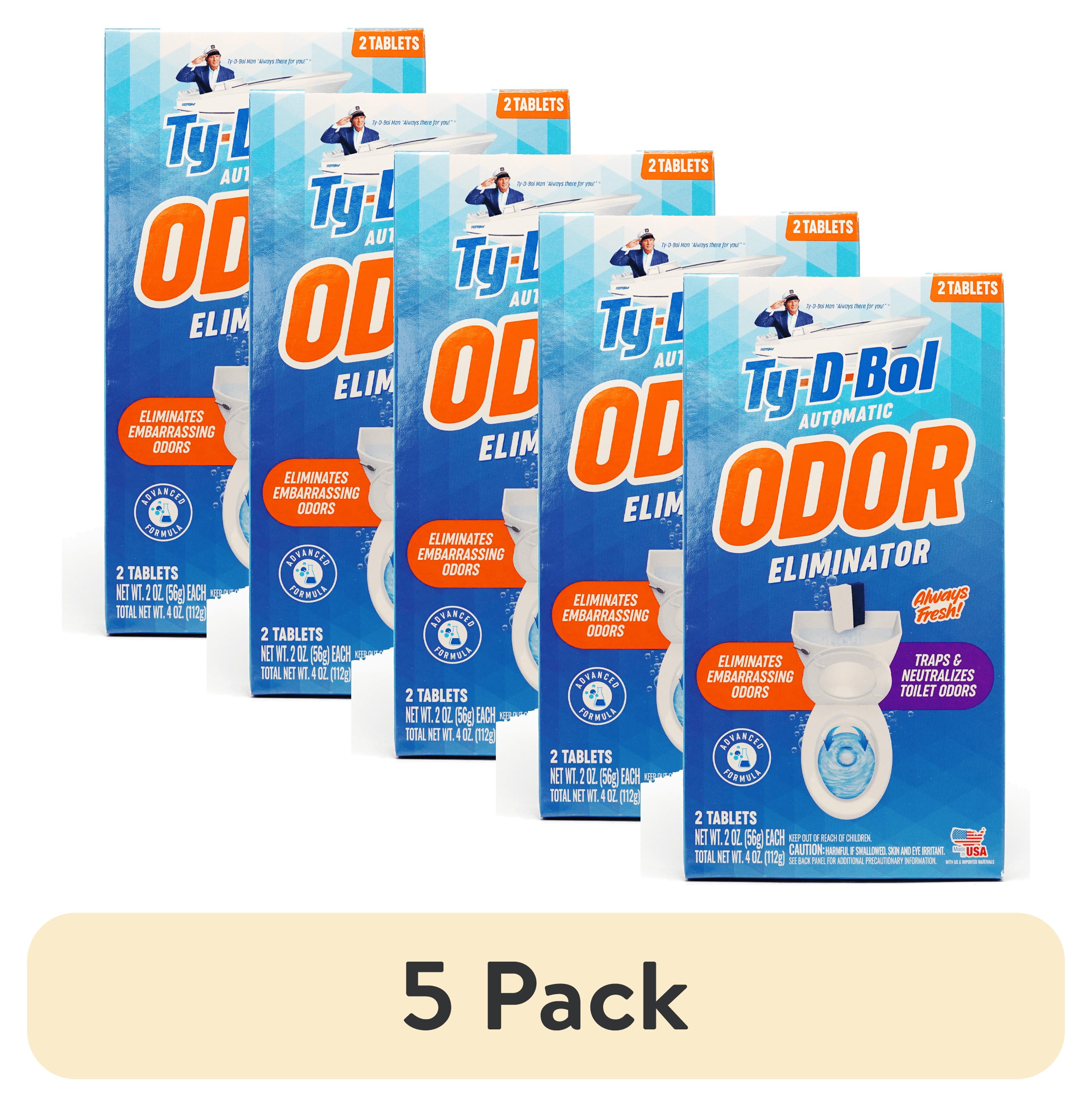 (5 pack) Ty-D-Bol Automatic Odor Eliminator Toilet Bowl Cleaner Tablets ...