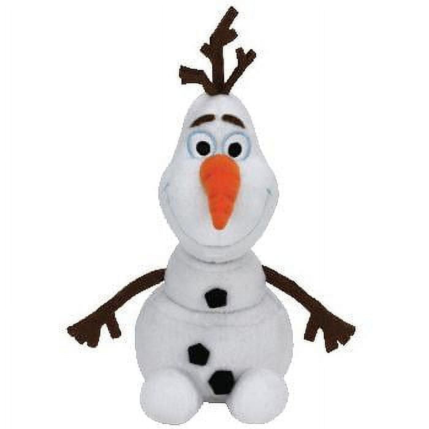 Ty Disney Frozen Beanie Baby Olaf 8" Stuffed Plush Toy - Walmart.com