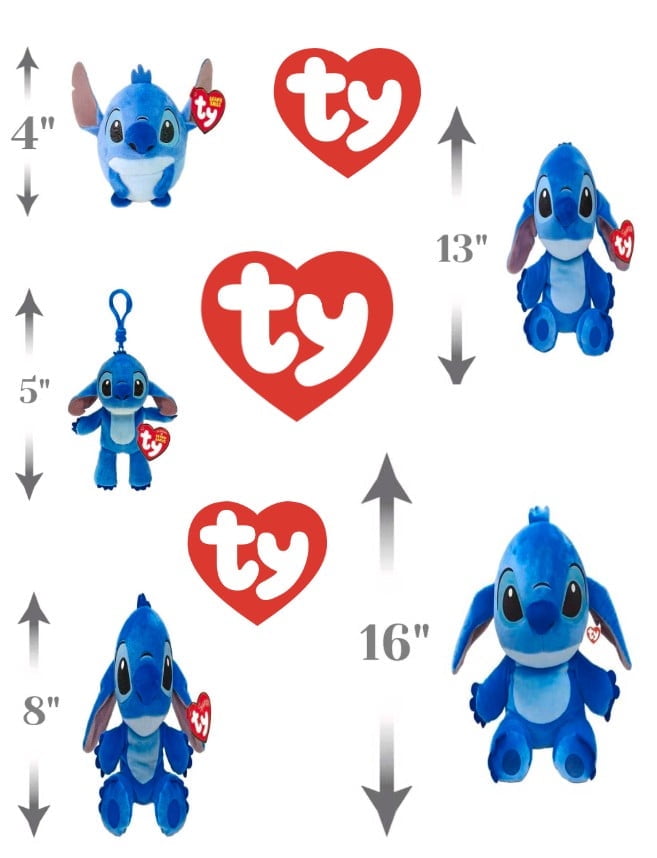 Ty Disney Stitch™ Soft Body 5 Pack Bundle - Walmart.com