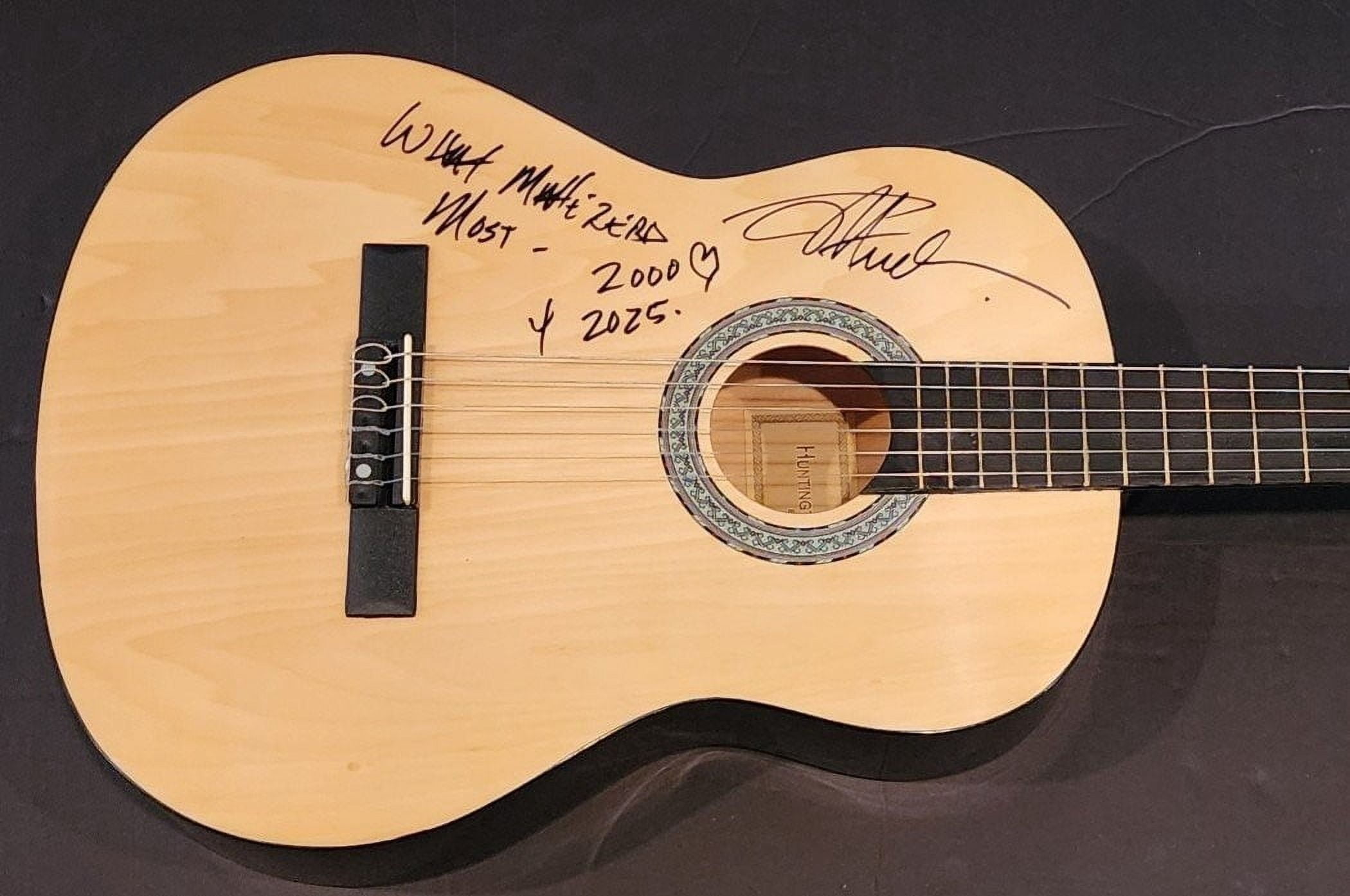 Ty Hendron Signed Autographed Acoustic Guitar "What Mattered Most" BAS ...