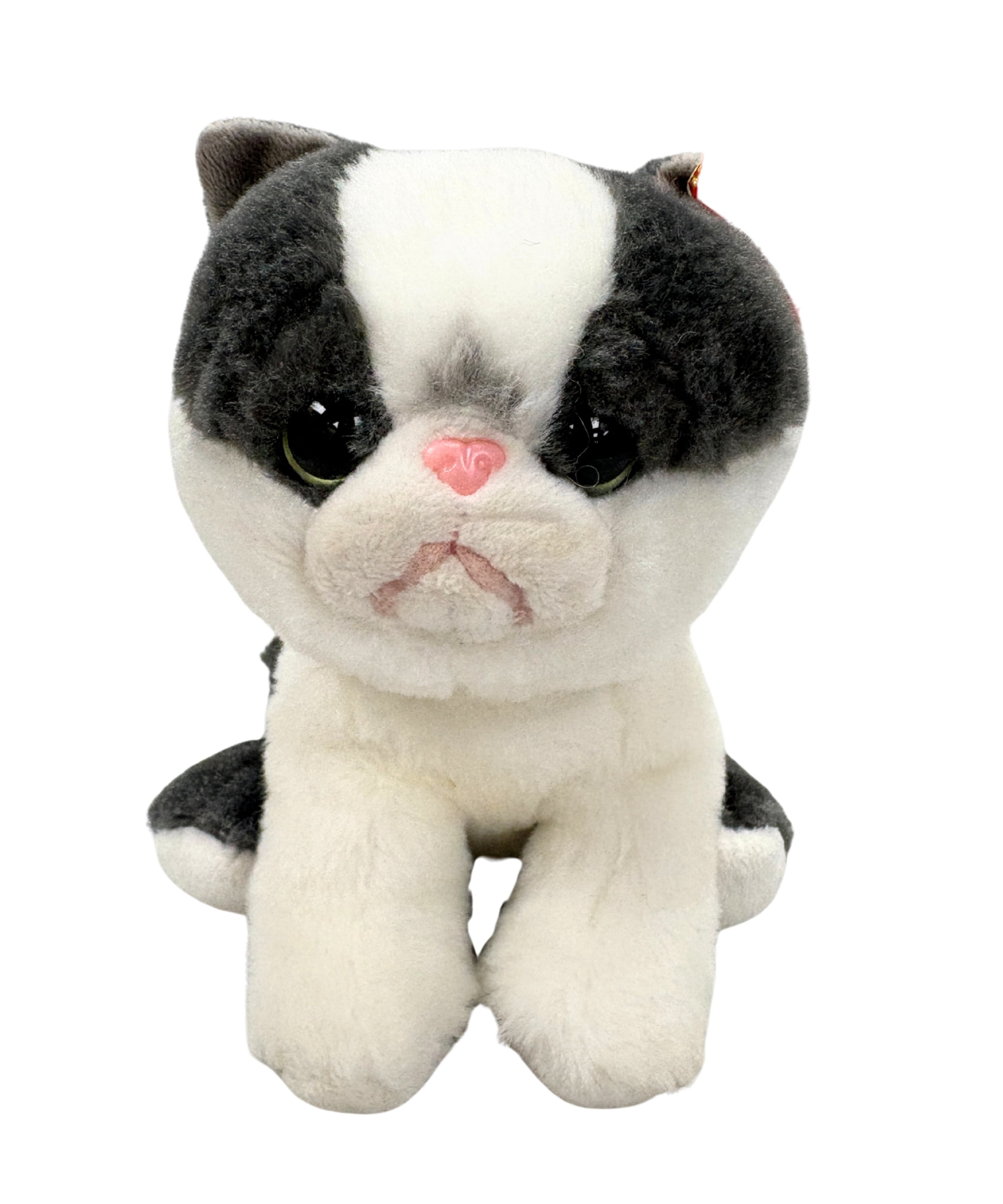 Ty Inc - Beanie Babies - Plush Yang the Grey and White Cat - 6 ...