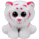 Ty Inc. Beanie Boo Plush Stuffed Animal Tabor the Pink & White Tiger 6 ...