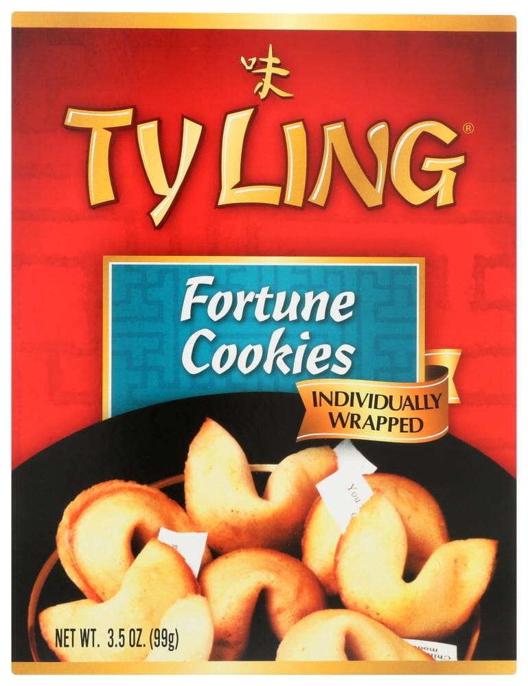 Ty Ling Asian Specialties Fortune Cookies Individually Wrapped, 3.5 Oz ...