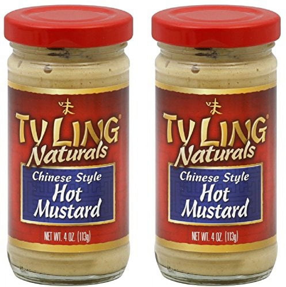 Ty Ling Hot Mustard Chinese Style 4 Ounce Pack of 2 Spicy Paste ...