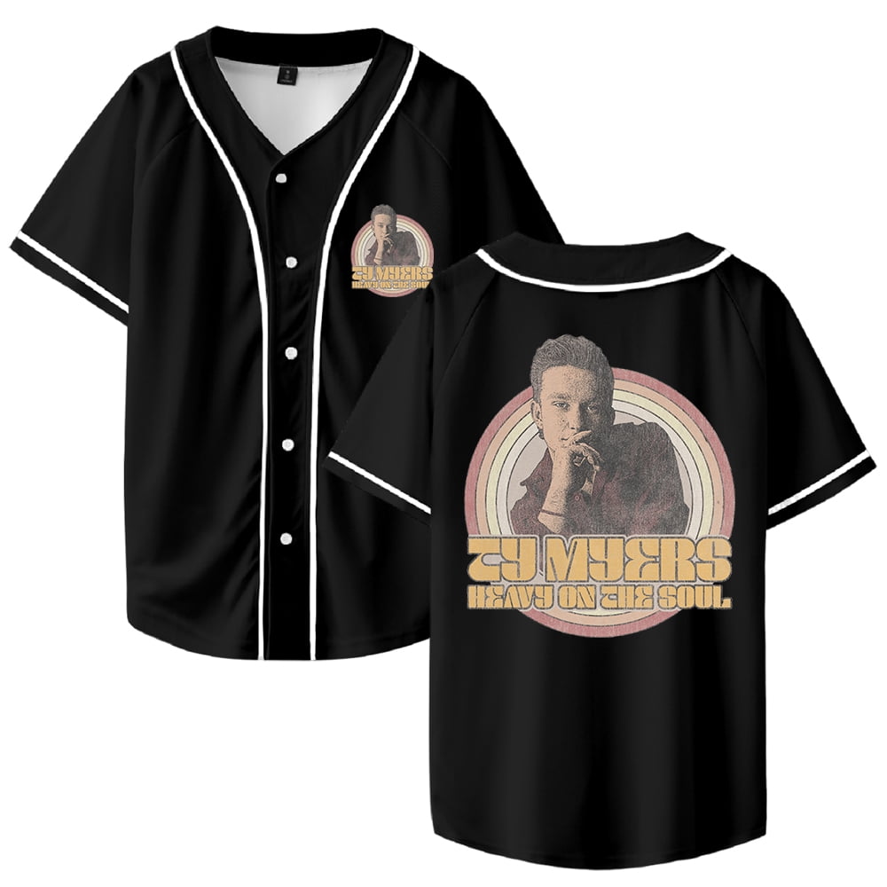 Ty Myers Heavy on the Soul Photo Baseball Jersey Shirt V-Neck Women Men ...