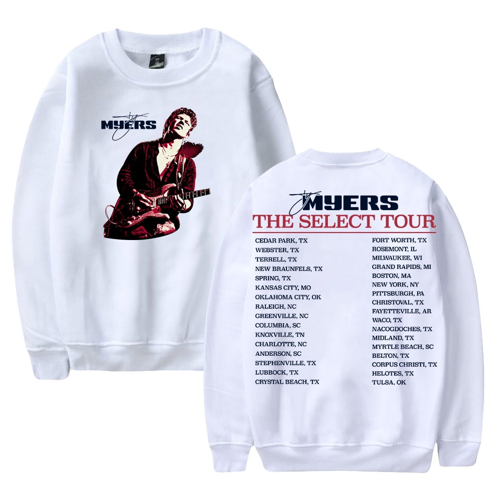 Ty Myers The Select 2025 Tour Crewneck Long Sleeve Streetwear Women Men ...
