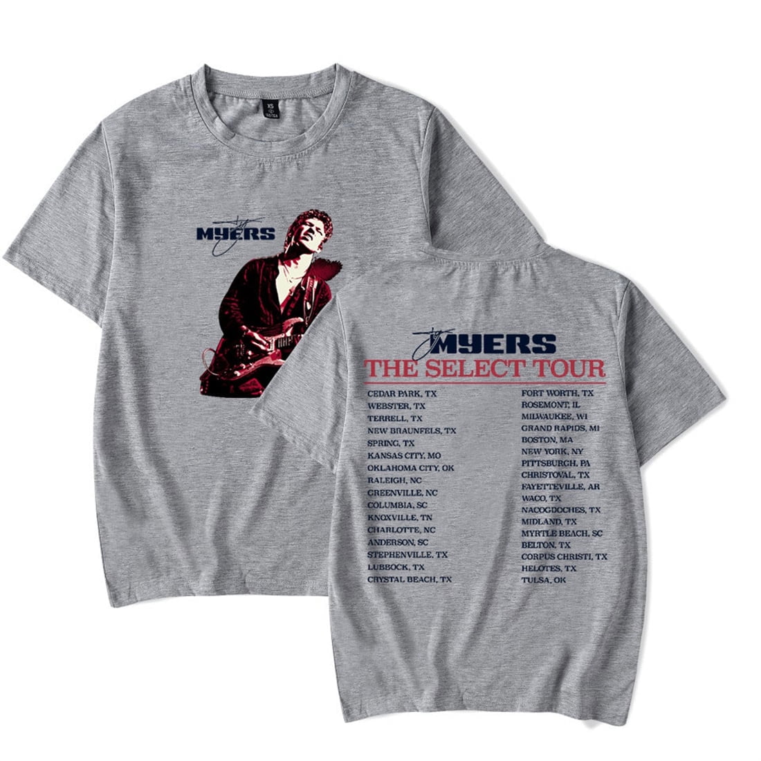 Ty Myers The Select Album T-Shirts 2025 Tour Merch Unisex Fashion ...