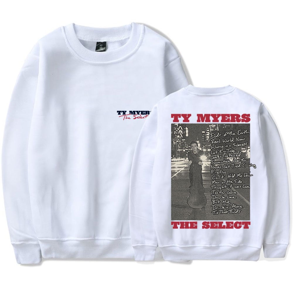 Ty Myers The Select Album Tracklist Sweatshirt Women Men Crewneck Long Sleeve Pullover Clothes ...