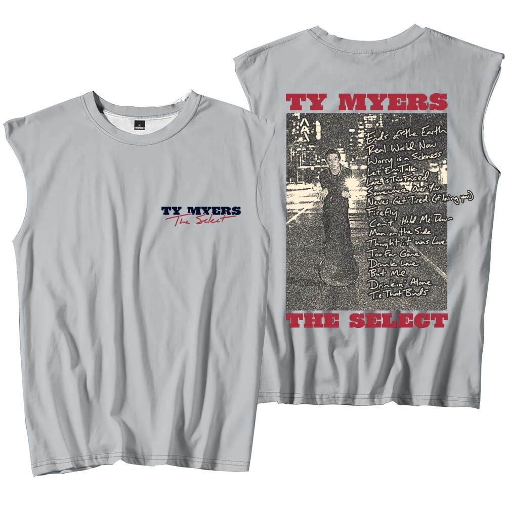 Ty Myers The Select Album Tracklist Tank Tops Sleeveless Sport Vest Women Men Casual Outdoor ...