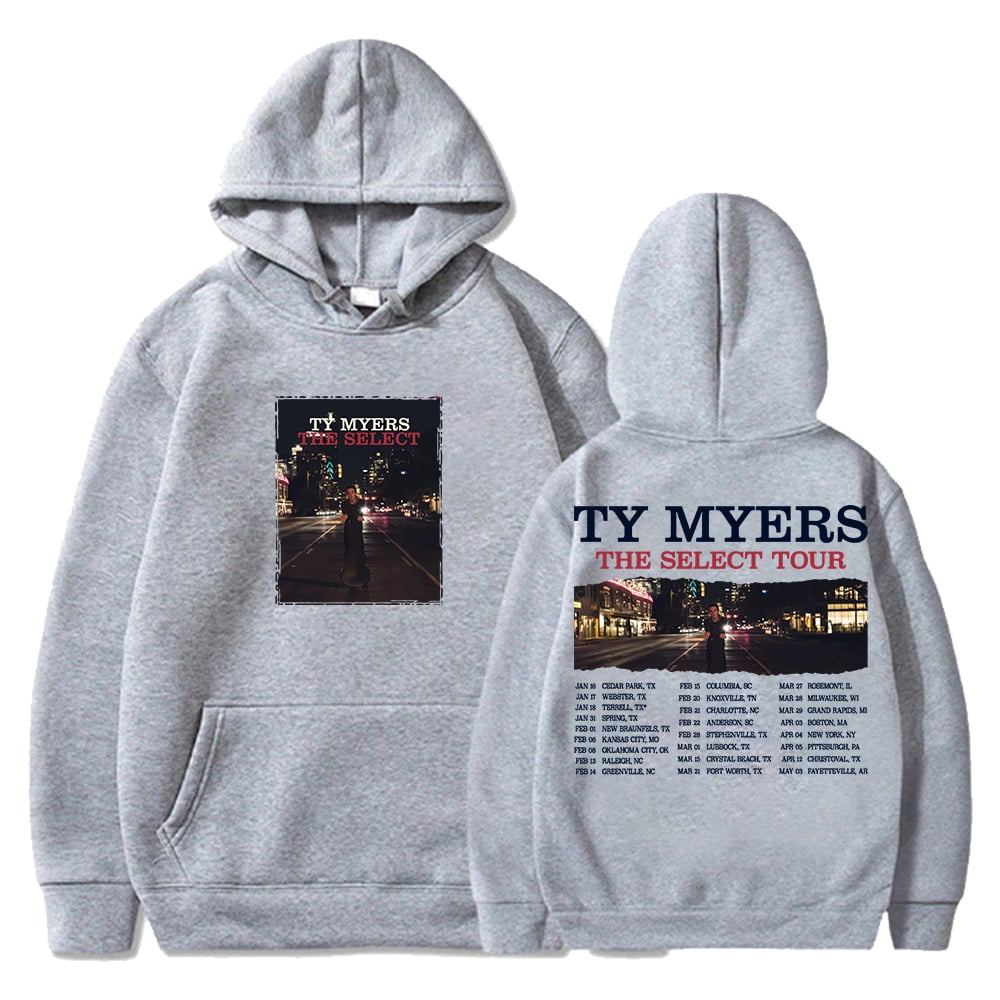 Ty Myers The Select Tour 2025 Hoodie Long Sleeve Streetwear Women Men Hooded Sweatshirts ...