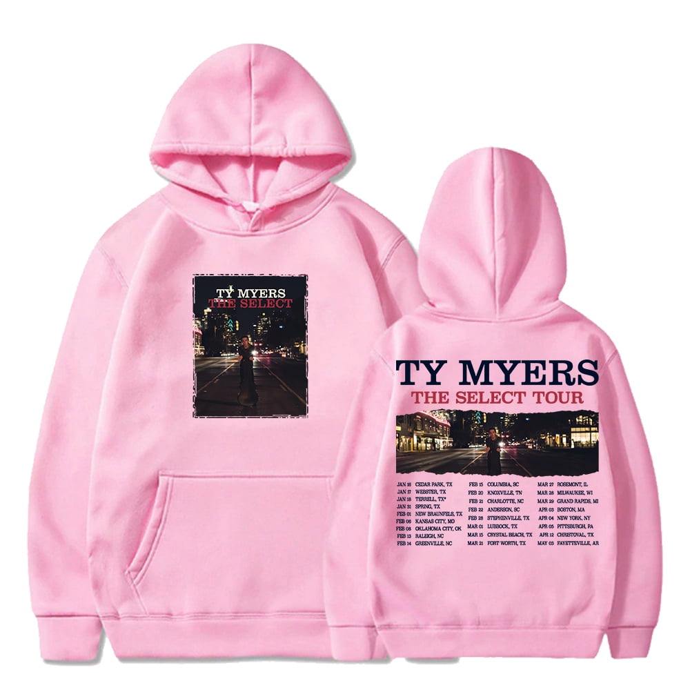 Ty Myers The Select Tour 2025 Hoodie Long Sleeve Streetwear Women Men Hooded Sweatshirts ...