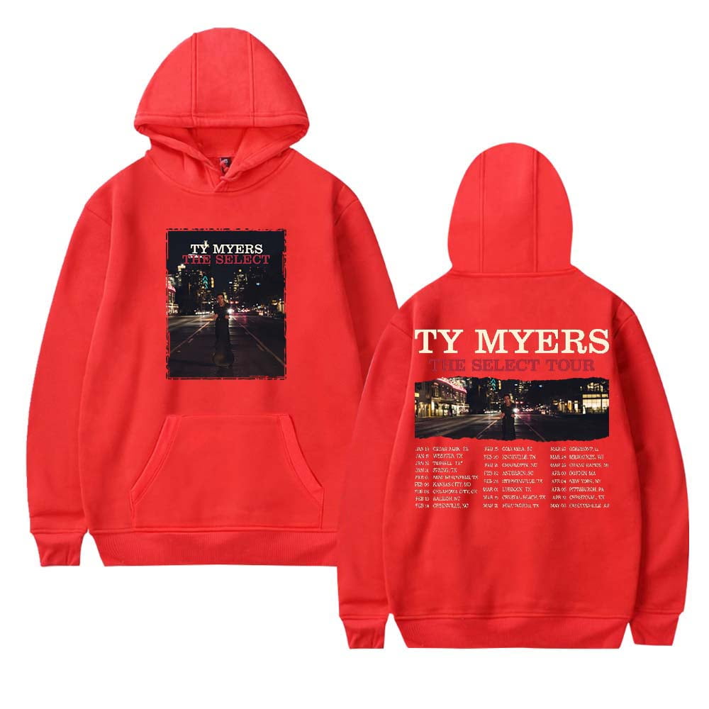 Ty Myers The Select Tour 2025 Merch Hoodies Women Men Long Sleeve ...