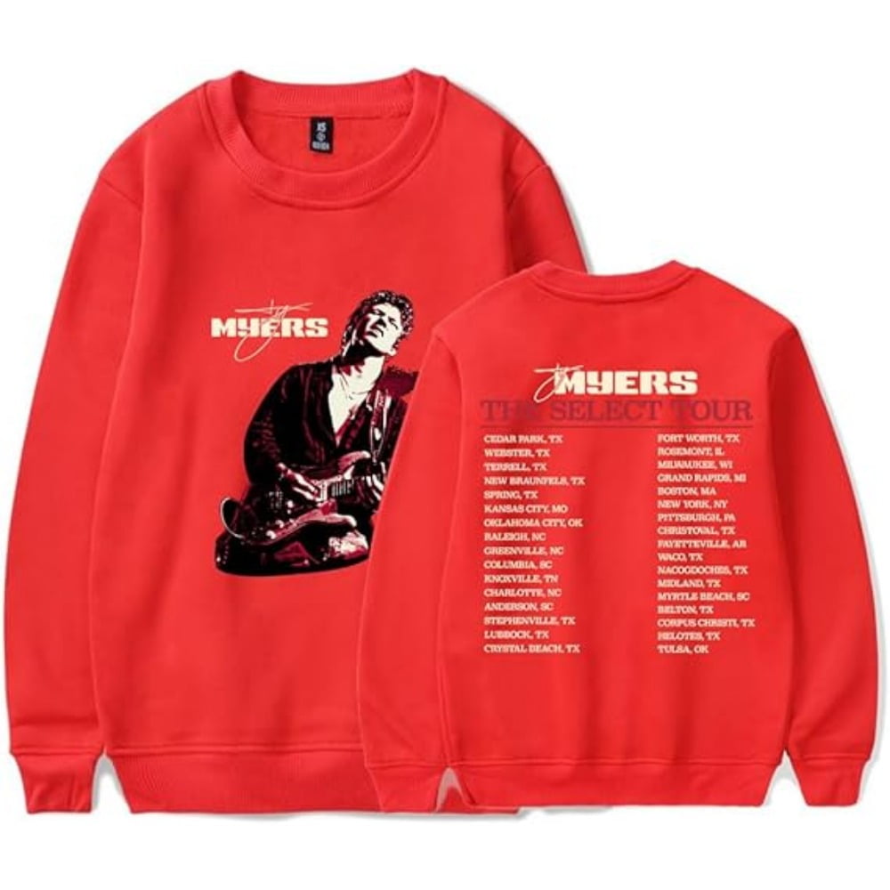 Ty Myers The Select Tour 2025 Merch Sweatshirt Women Men Crewneck Long ...