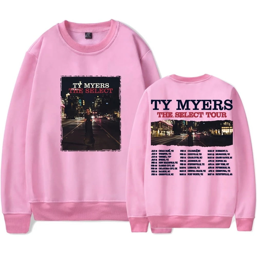 Ty Myers The Select Tour 2025 Merch Sweatshirt Women Men Crewneck Long ...