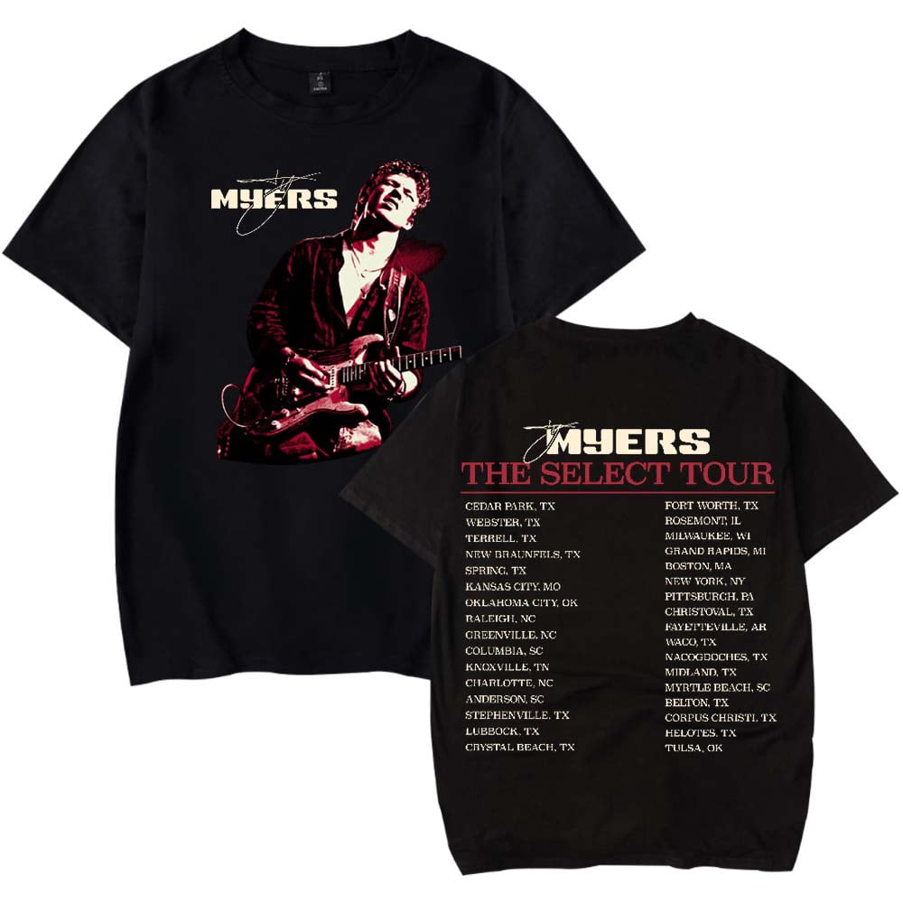 Ty Myers The Select Tour 2025 Merch T-Shirt Women Men Casual Crewneck ...