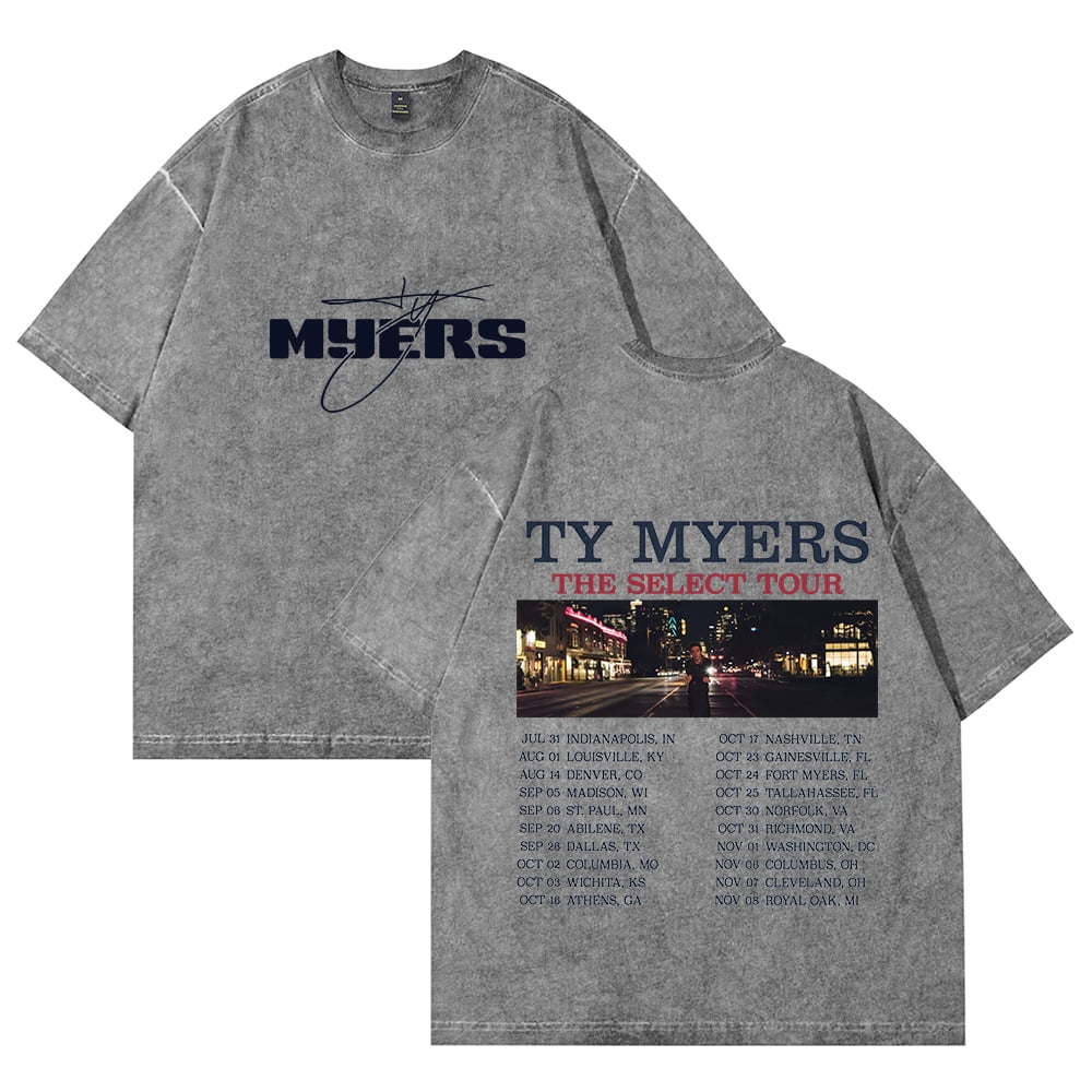 Ty Myers The Select Tour 2025 Tee Merch Men Women Tshirt Trendy Streetwear - Walmart.com
