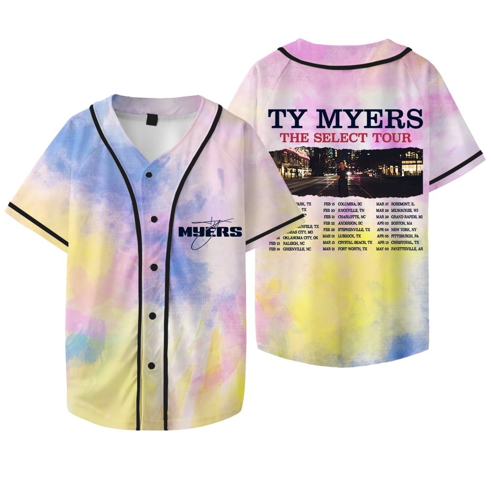 Ty Myers The Select Tour Merch Baseball Jacket Cosplay Unisex V-neck ...