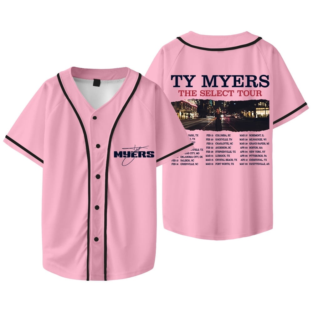 Ty Myers The Select Tour Merch Baseball Jacket Cosplay Unisex V-neck ...