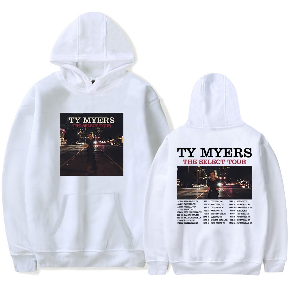 Ty Myers merch The Select Tour 2025 Hooded Drawstring Pocket Sweatshirt ...