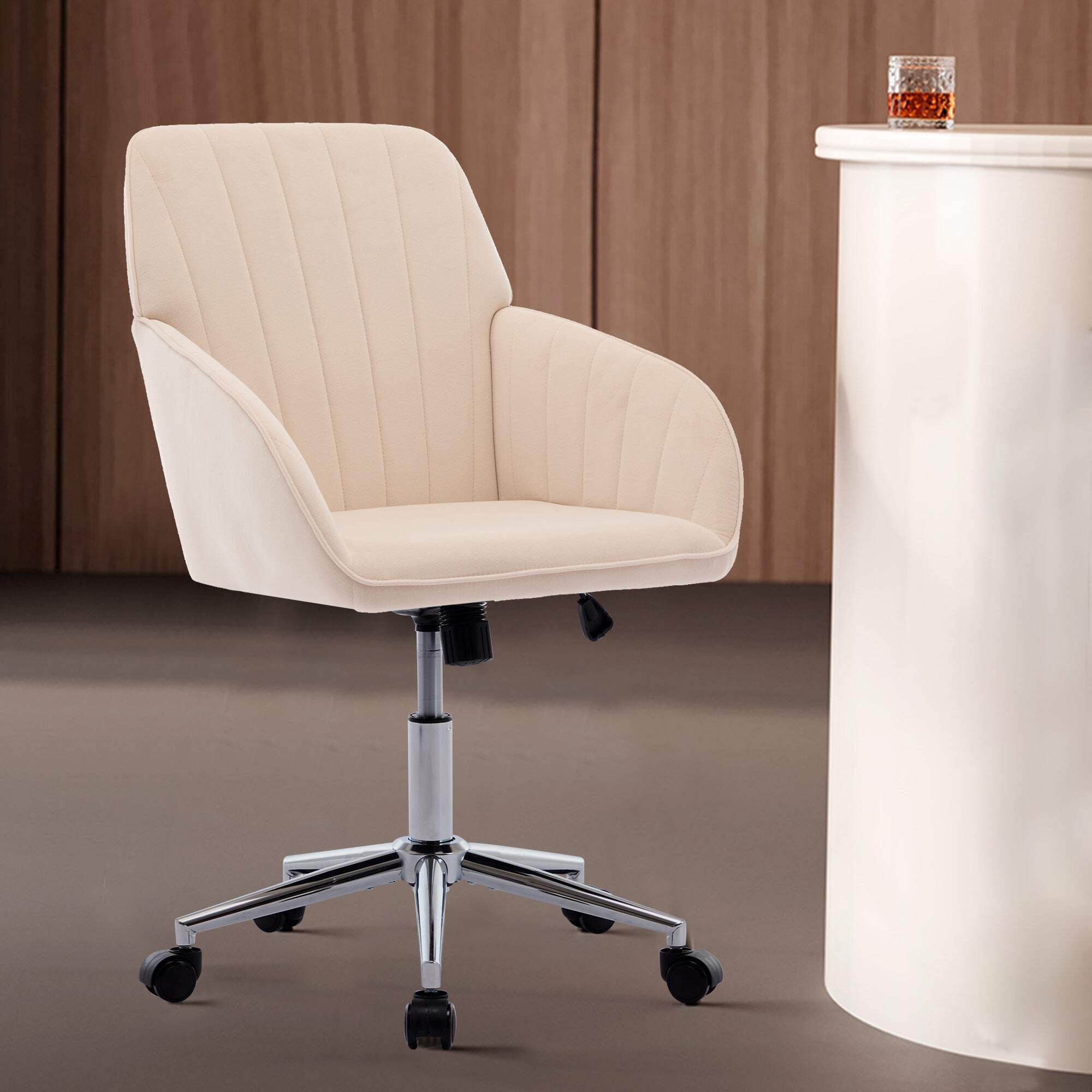 Ty Office Chair Khaki Velvet - Walmart.com