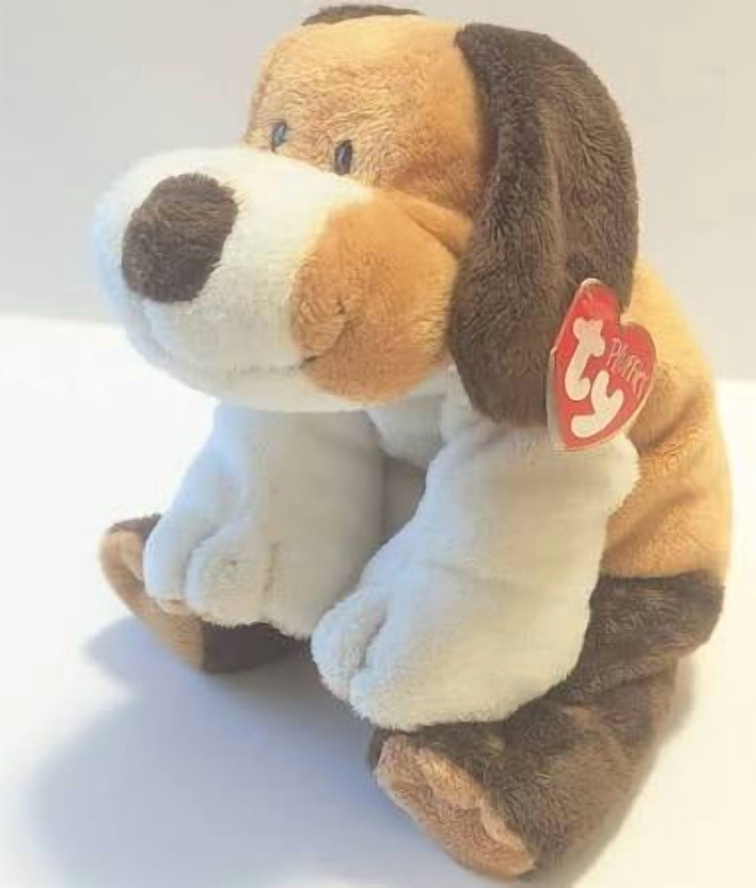 Ty Pluffies - Whiffer Dog Plush Brown Puppy Dog Tylux Floppy Vintage ...