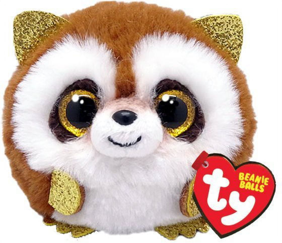 Ty Puffies (Beanie Balls) - PICKPOCKET the Raccoon (4 inch) Stuffed ...