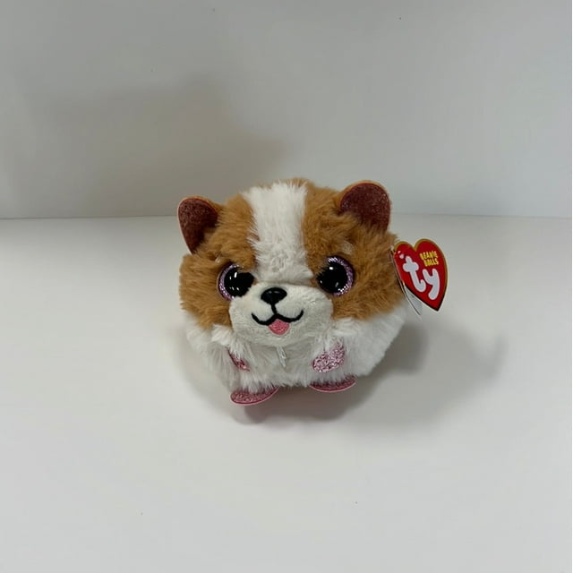 Ty Puffies (Beanie Balls) Plush - TANNER the Brown Dog (4 inch ...