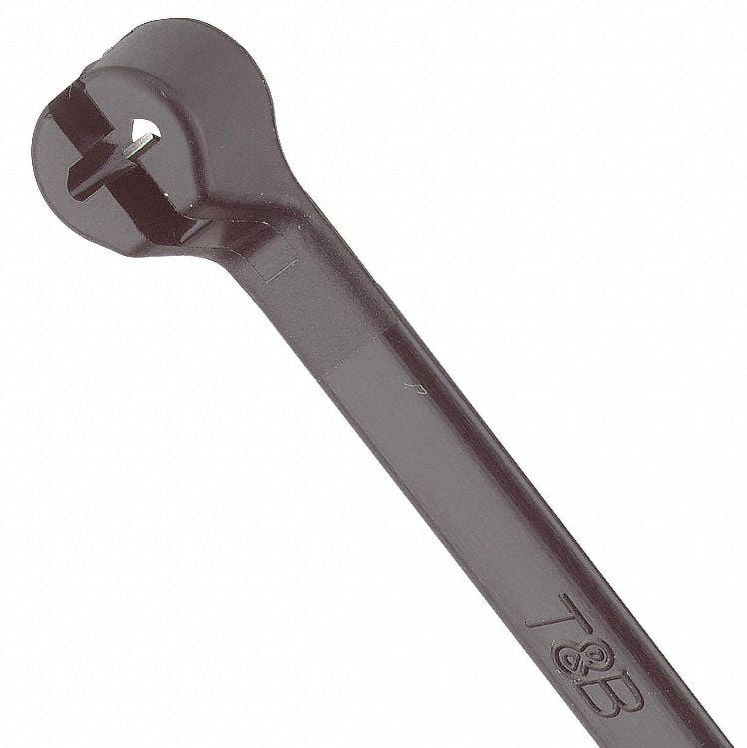 Ty-Rap Cable Tie, 11.4 in, Black, Nylon, PK100 TY5253MX - Walmart.com