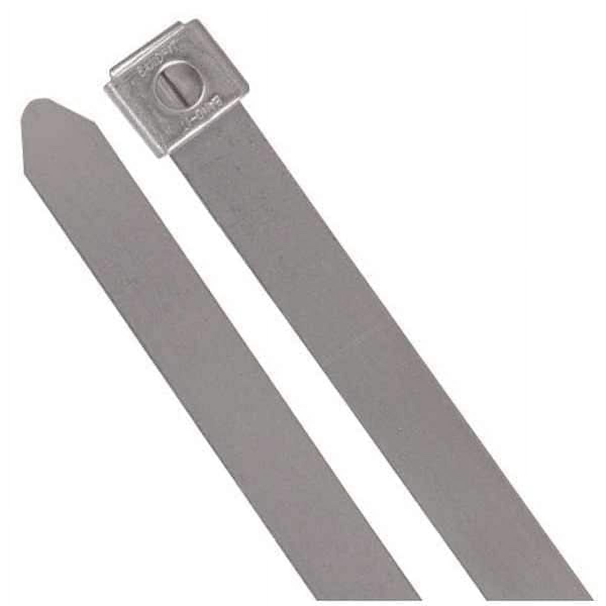 Ty-Rap Cable Tie,6.5 in,Silver,PK10 SS7-180-10 - Walmart.com