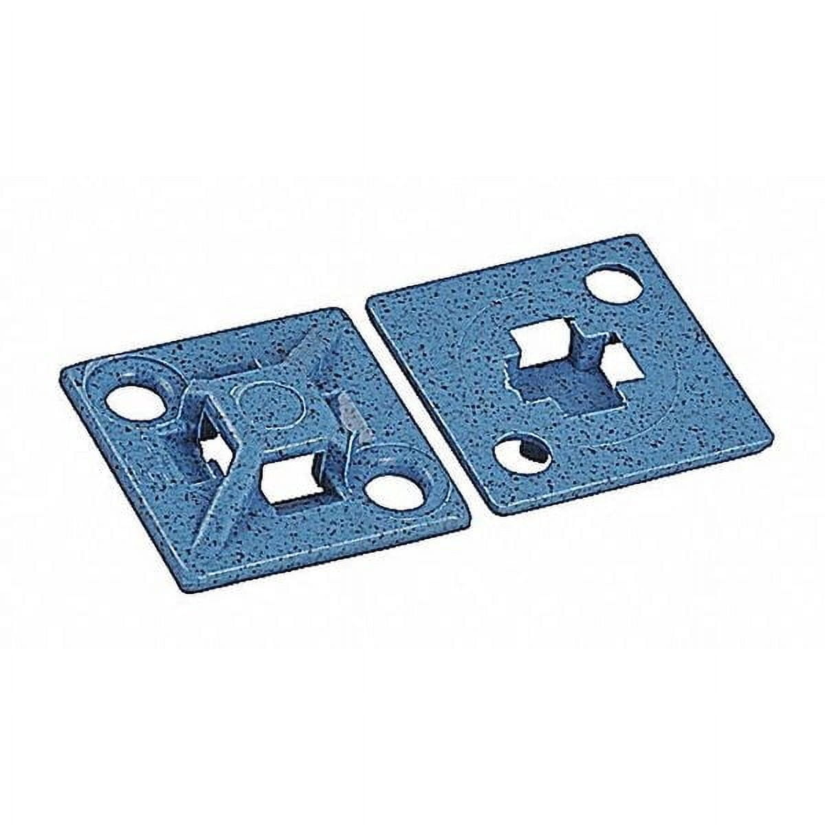 Ty-Rap Cable Tie Base,4 Way,Screw,Blue,PK100 TC5344A-PDT - Walmart.com