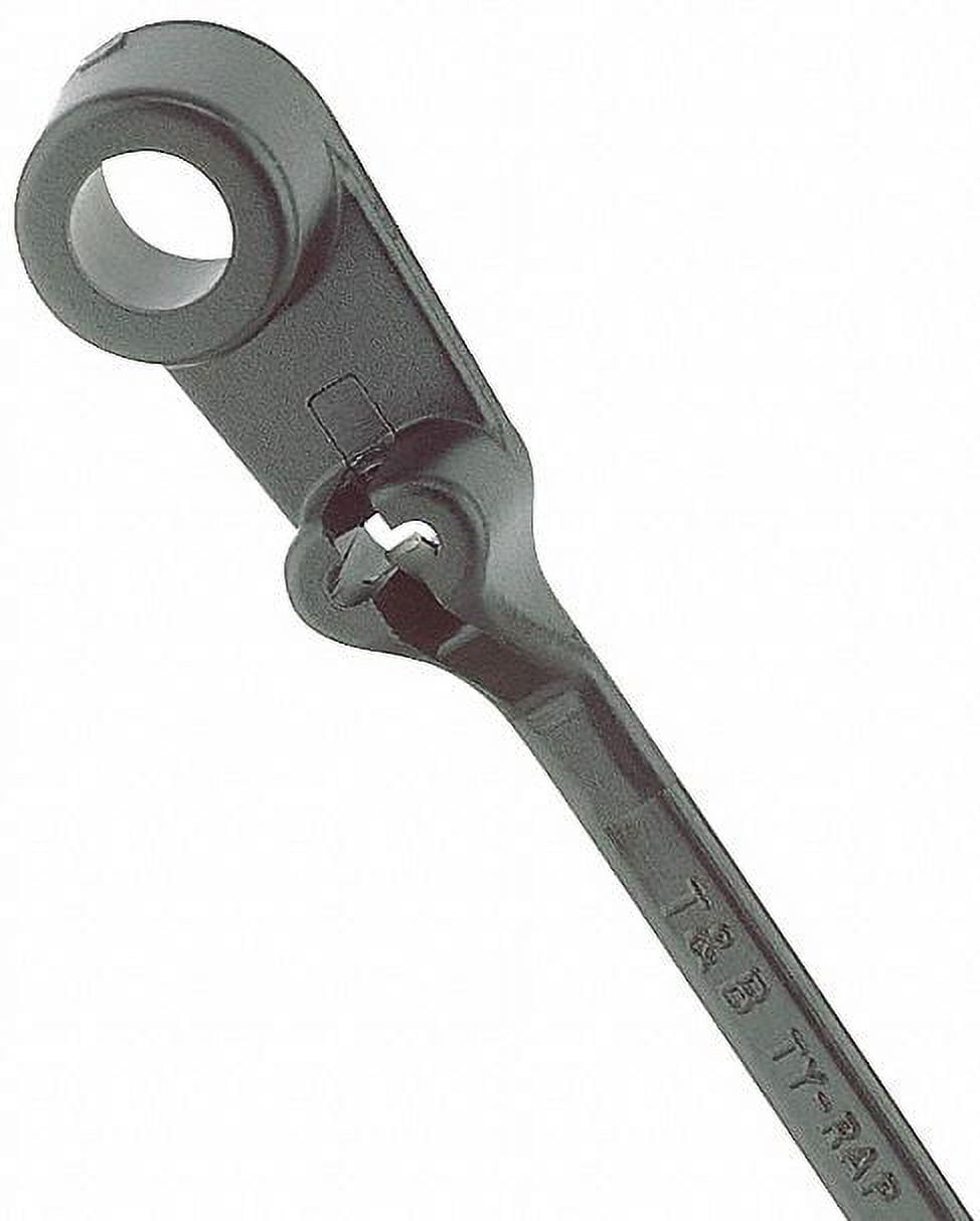 Ty-Rap Cable Tie,Mountable,4 in,Black,PK1000 TY33MX - Walmart.com