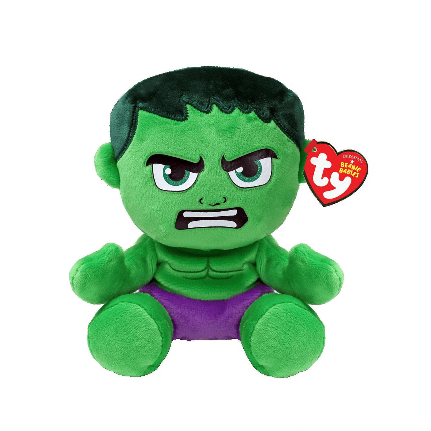 Ty, Child Stuffed Animal, 6", plush Hulk, Green, Soft Plush Toy ...