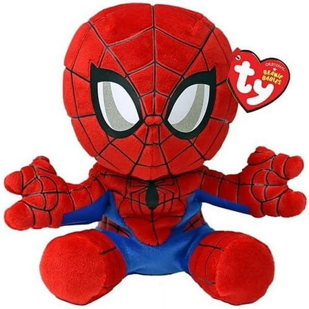 TY Beanie Baby - SPIDERMAN Plush Stuffed Superhero Toy, Soft Body, 7.5 ...